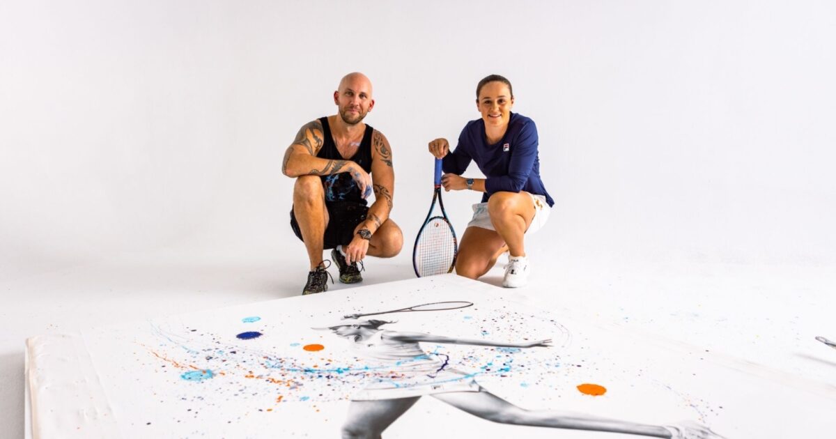 Ash Barty Creates Art for Wishes - Make-A-Wish Australia