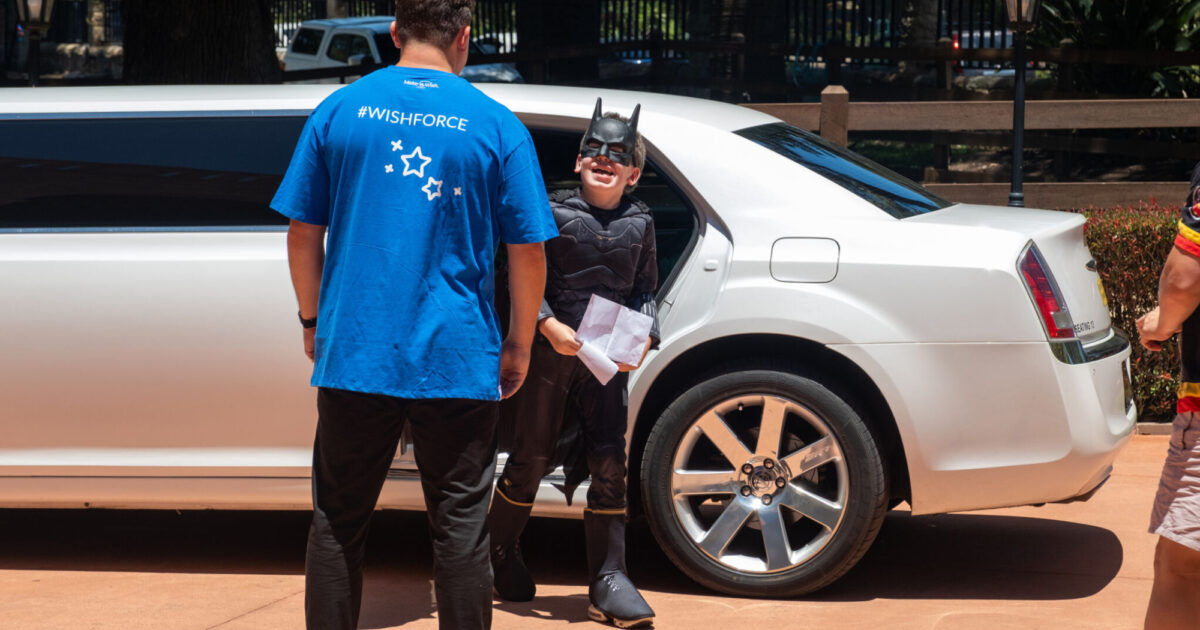 Braxtyn Buddies up with Batman | Extraordinary Wishes - Make-A-Wish ...
