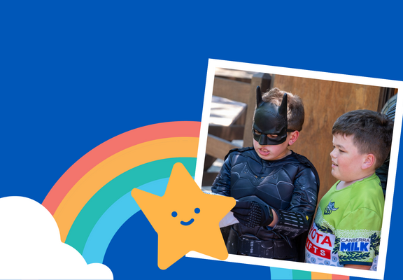 Braxtyn Buddies up with Batman | Extraordinary Wishes - Make-A-Wish ...