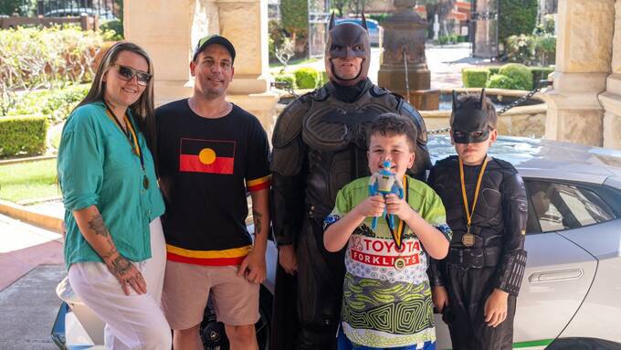 Braxtyn Buddies up with Batman | Extraordinary Wishes - Make-A-Wish ...