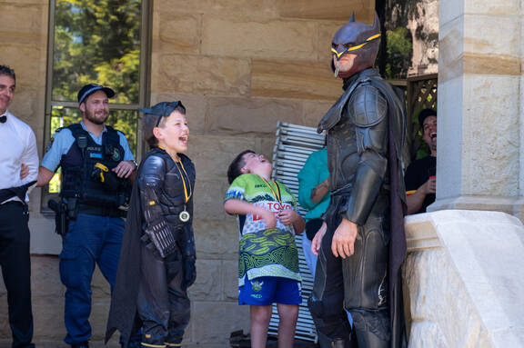 Braxtyn Buddies up with Batman | Extraordinary Wishes - Make-A-Wish ...