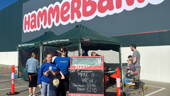 Make-A-Wish Sizzles Up Support at Bunnings (a.k.a. Hammerbarn) Stores ...